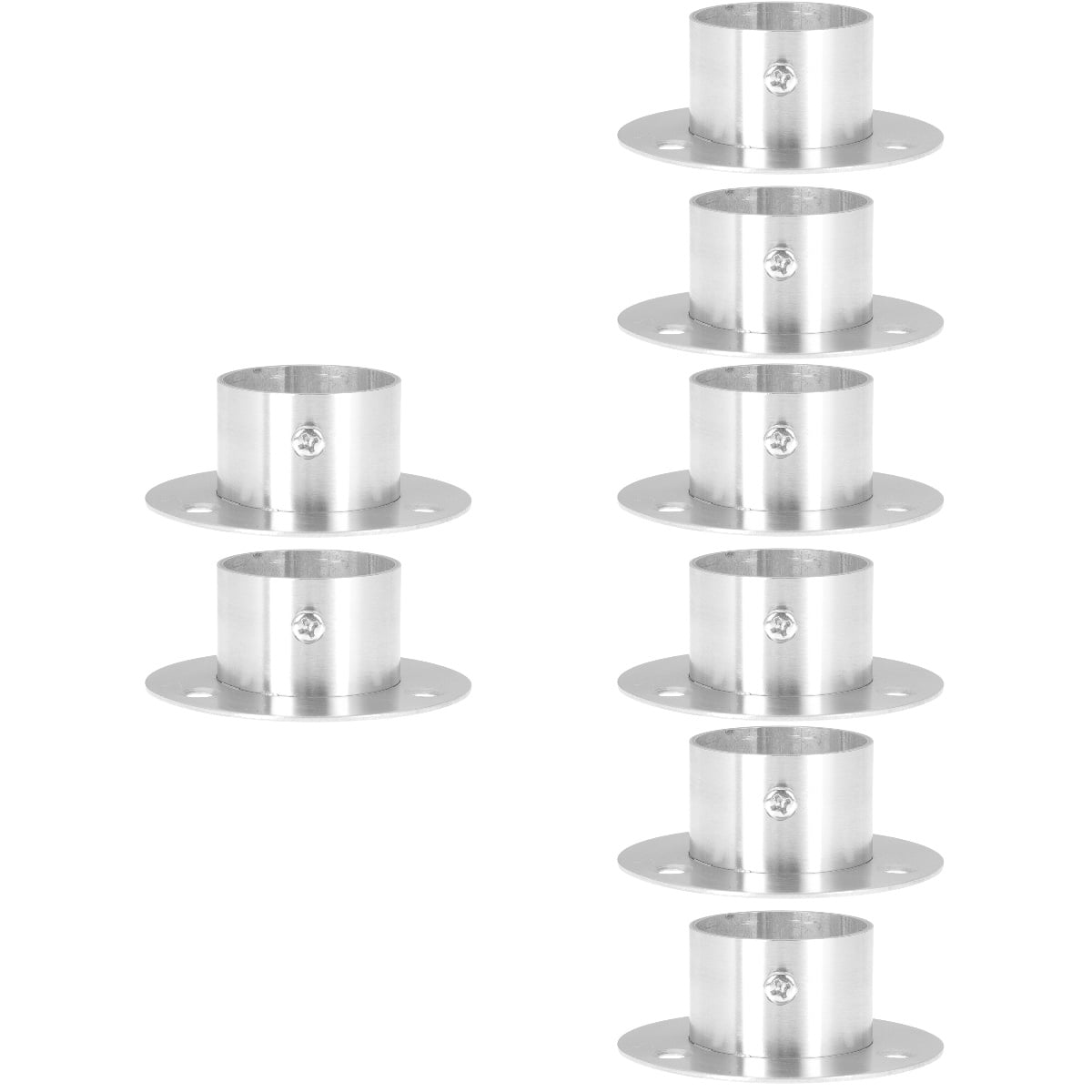 Raindrops 8 Pcs Multi-purpose Railing Supports Simple Handrail Brackets ...