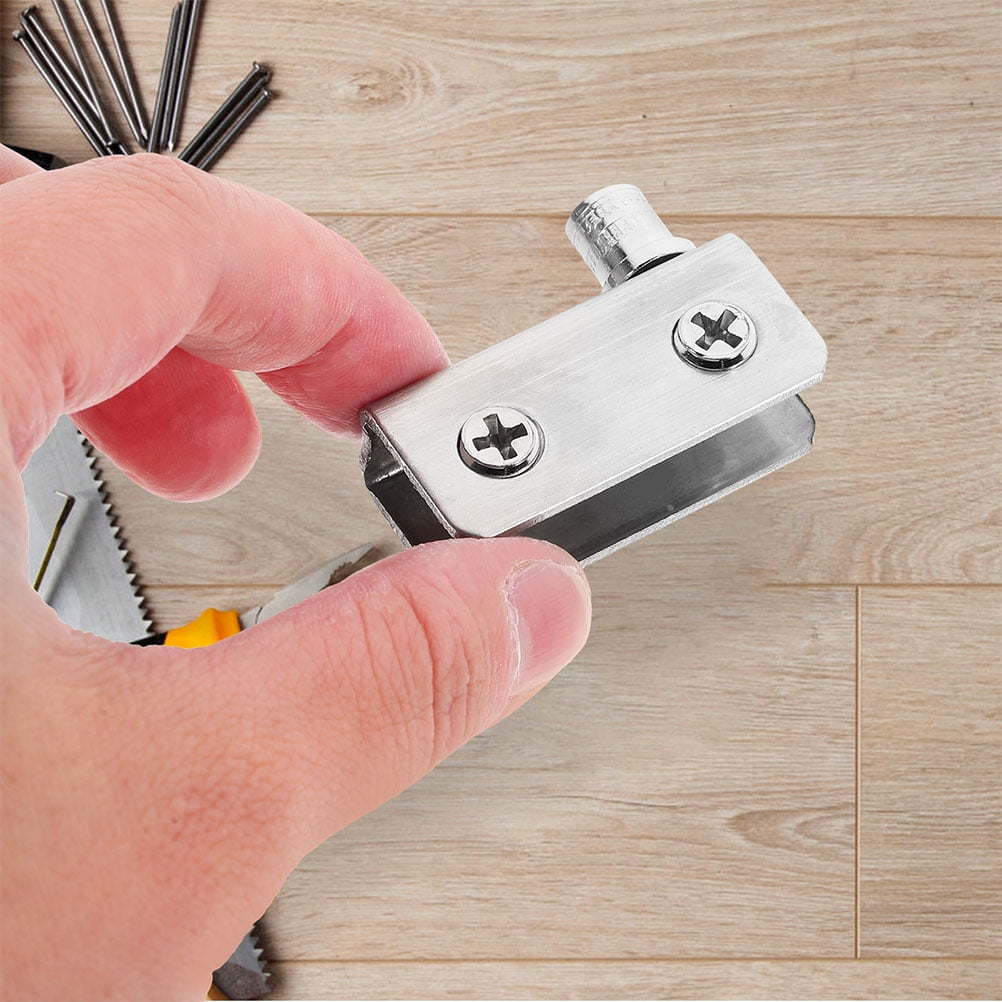 Raindrops 8 Pcs Pivot Magnetic Catch Free Swinging Door Hinge Shower ...