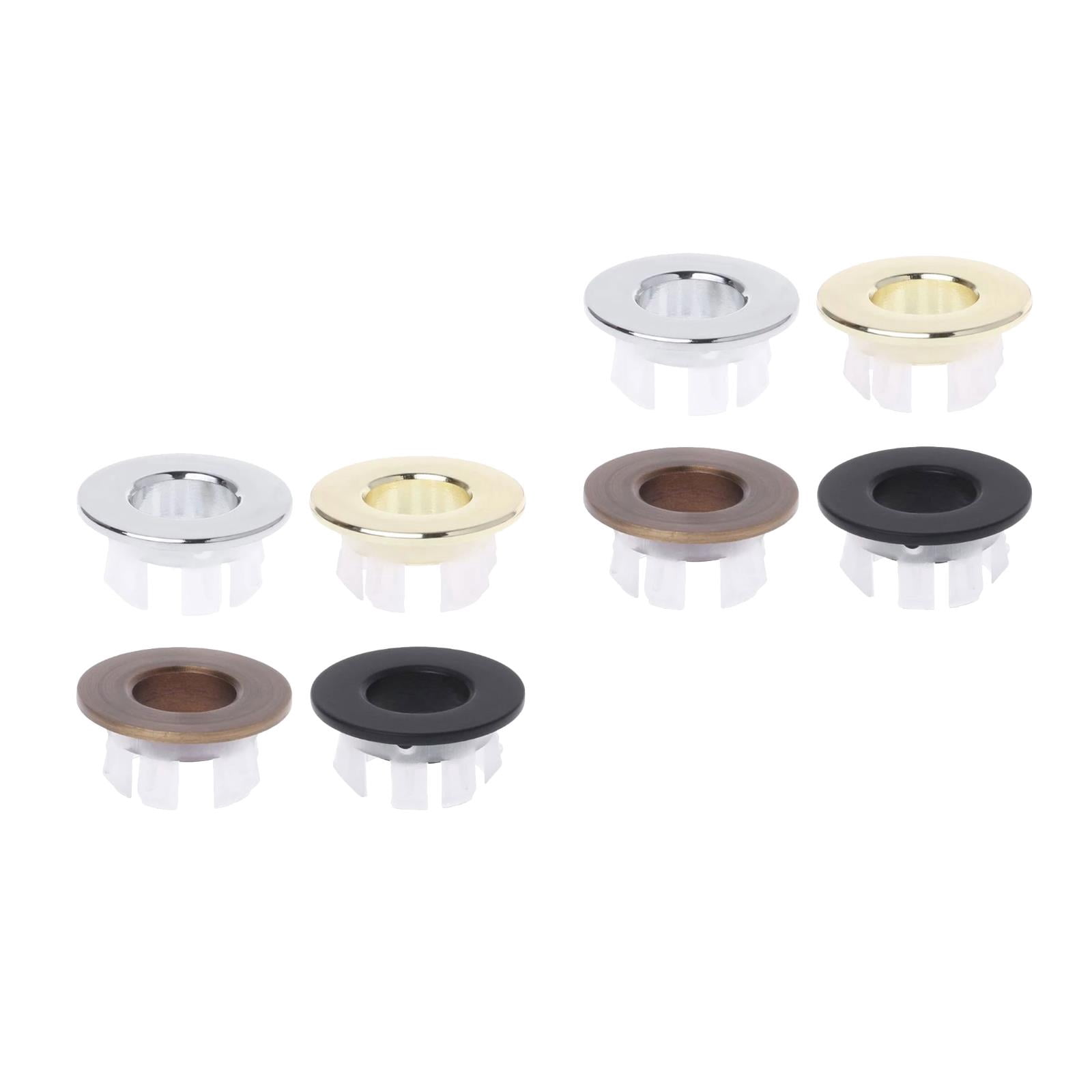 Raindrops 8 Pcs Sink Overflow Cover Ceramic Basin Hole Cover Sink Hole ...