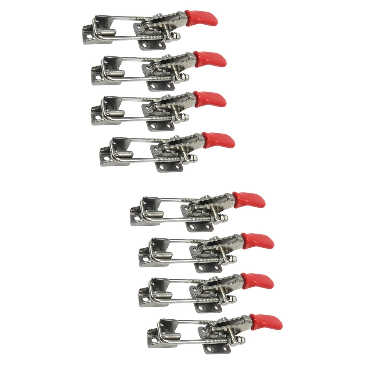 Raindrops 8 Pcs Solid Toggle Latch Clamp Metal Adjustable Door Cabinet ...