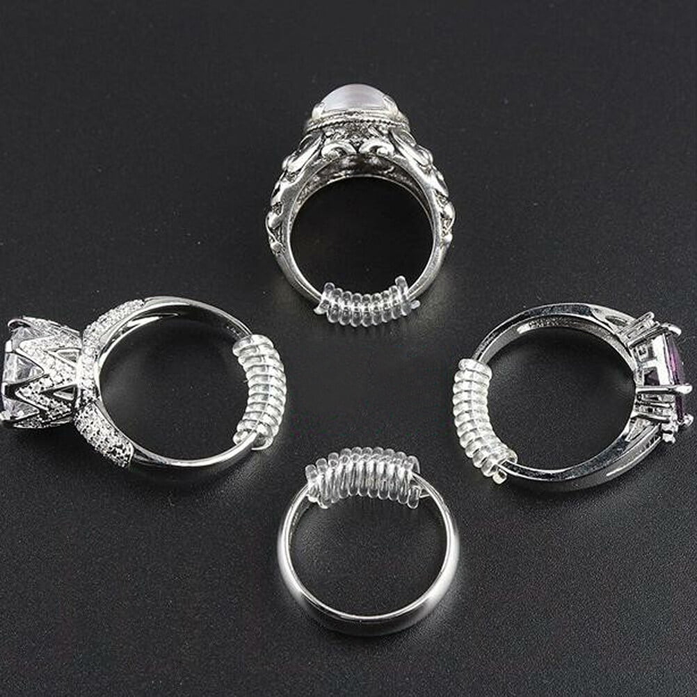 Raindrops 8 Pcs Spring Rope Fit Temporary Size Adjuster Loose Rings The ...