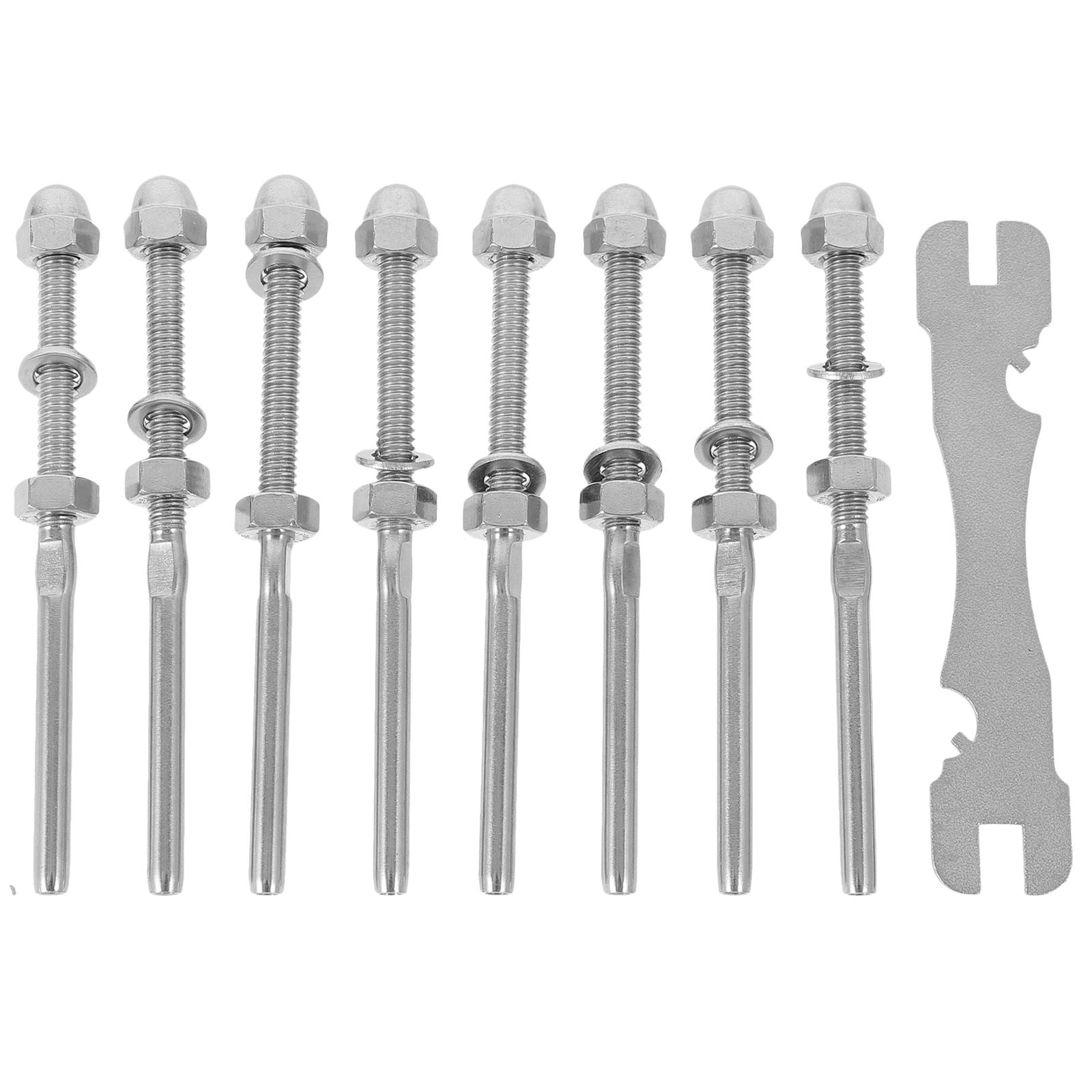 Raindrops 8 Pcs Steel Wire Rope Connector Stair Cable Railing - Walmart.com