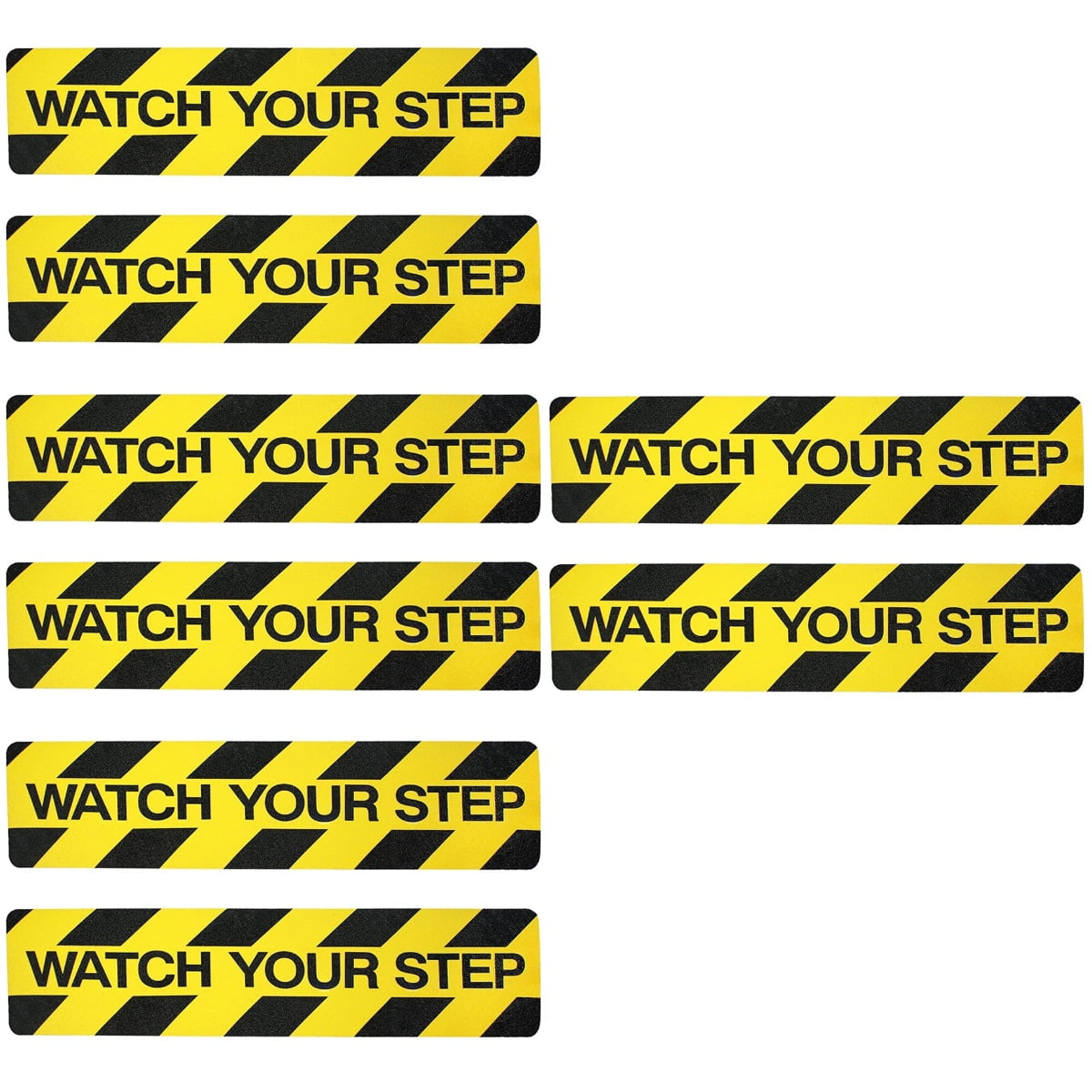 Raindrops 8 Pcs Watch Your Step Floor Decals Stickers Caution Stickers ...