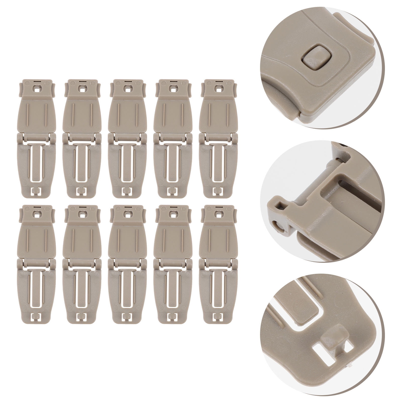 Raindrops 8 Pcs Webbing Buckle Strap Connector Backpack Buckles ...