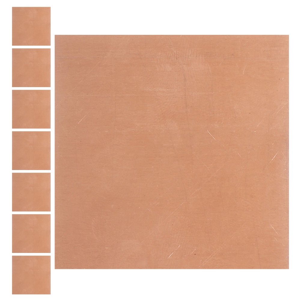 Raindrops 8 Sheets Jewelry Making Copper Sheets Metal Plates Copper ...