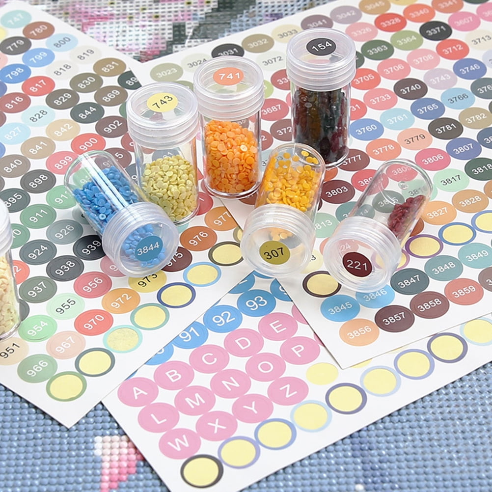 Raindrops 8 Sheets Sticker Space-saving Stickers Classification ...