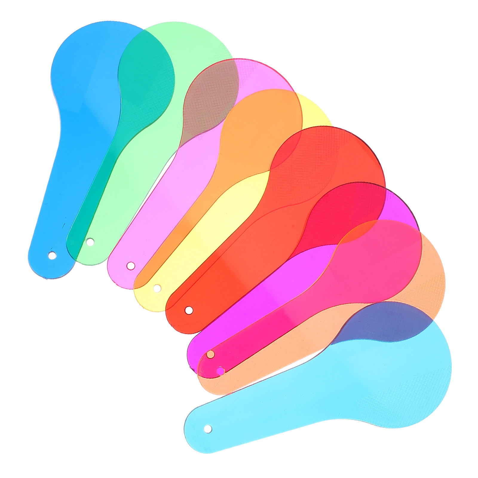 Raindrops 8 Sheets Translucent Mixing Lenses Color Sheets Primary Color ...