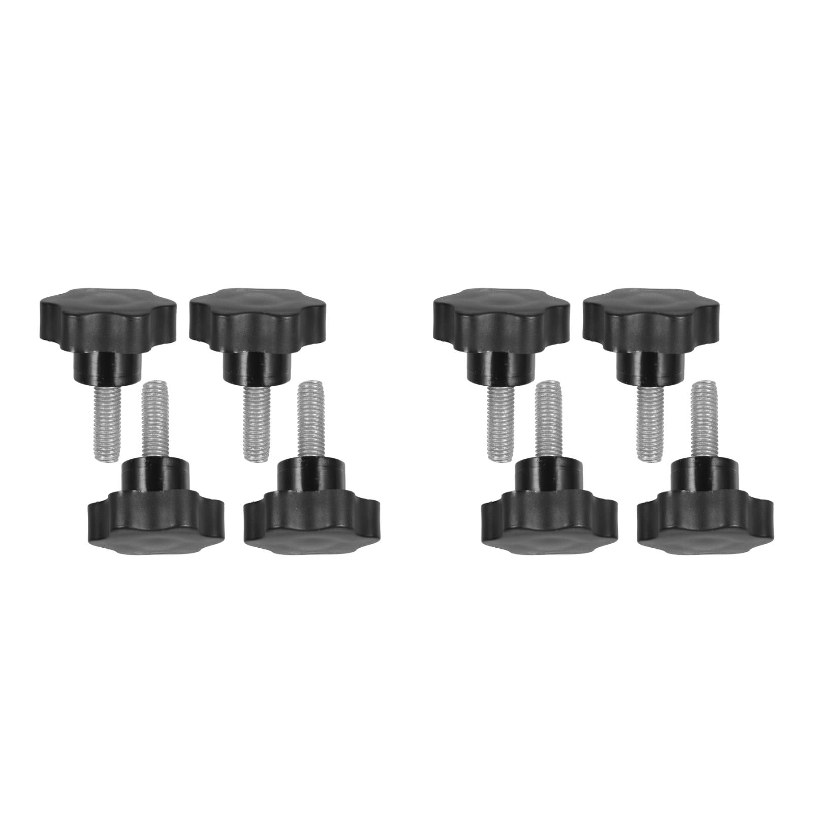 Raindrops 8 Pcs Star Shaped Hand Knobs with Stainless Steel Threaded ...