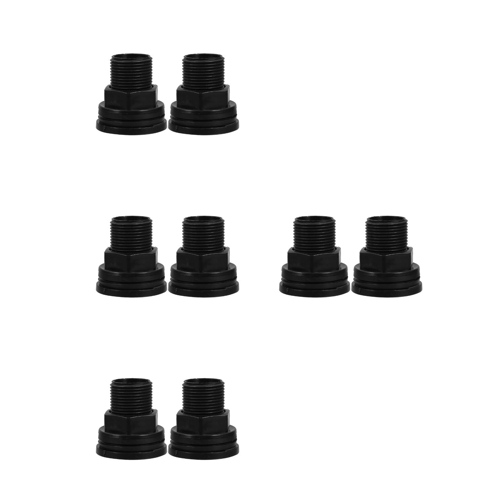 Raindrops 8 pcs DIY Bulkhead Fitting Connectors For Water Tanks And ...