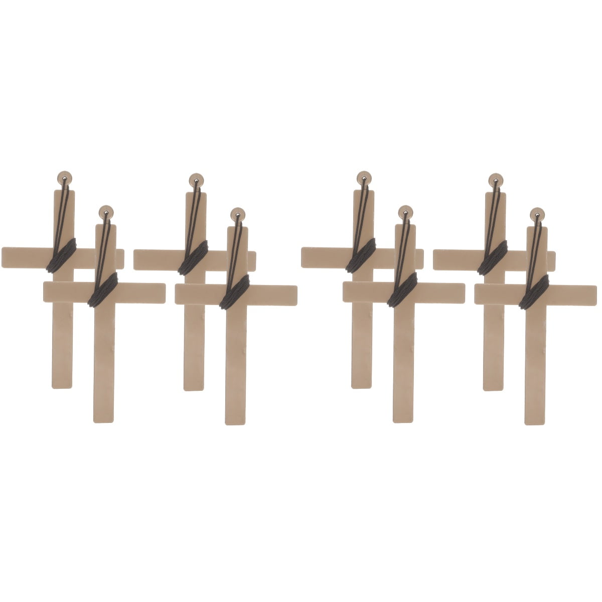 Raindrops 8 pcs Halloween Cross Decorations Plastic Monk Cross ...