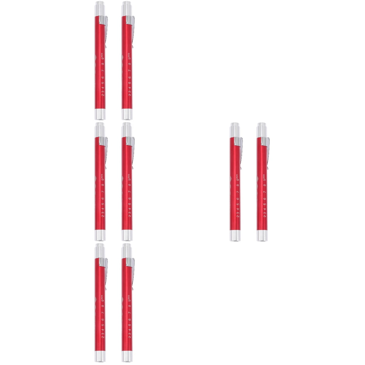 Raindrops 8 pcs Inspection Light Examination Lamp Pen Light With Clip ...