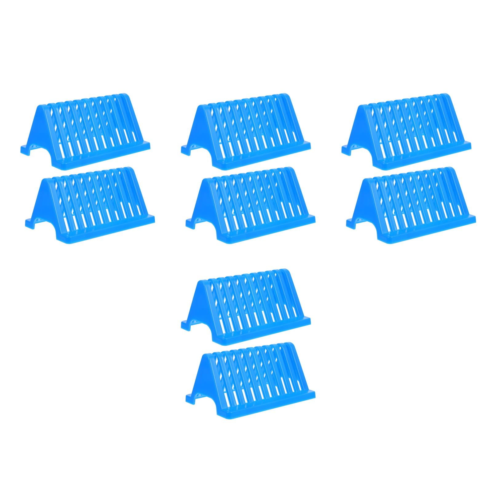 Raindrops 8 pcs Laboratory Microscope Slides Drying Rack Plastic Holder ...