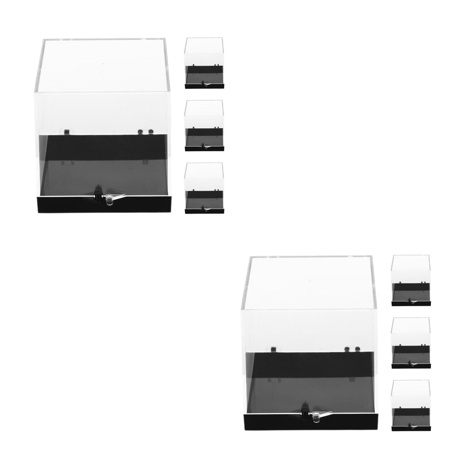 Raindrops 8 pcs Mineral Specimen Container for Rock Collection Display ...