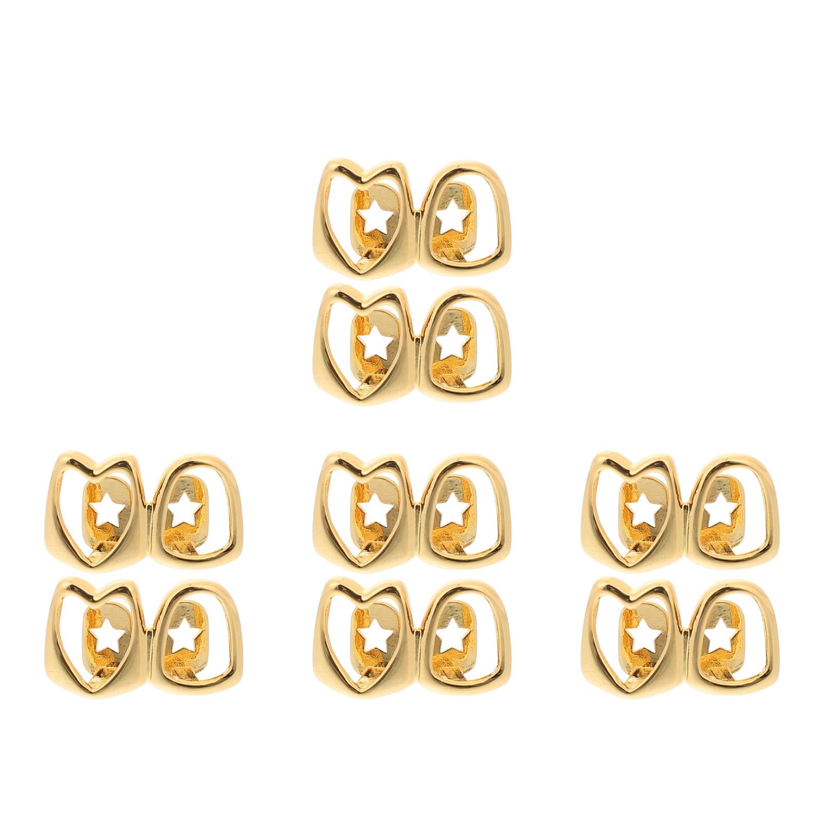 Raindrops 8 pcs Mouth Grills Hollow Party Tooth Grill Fake Grills Fake ...