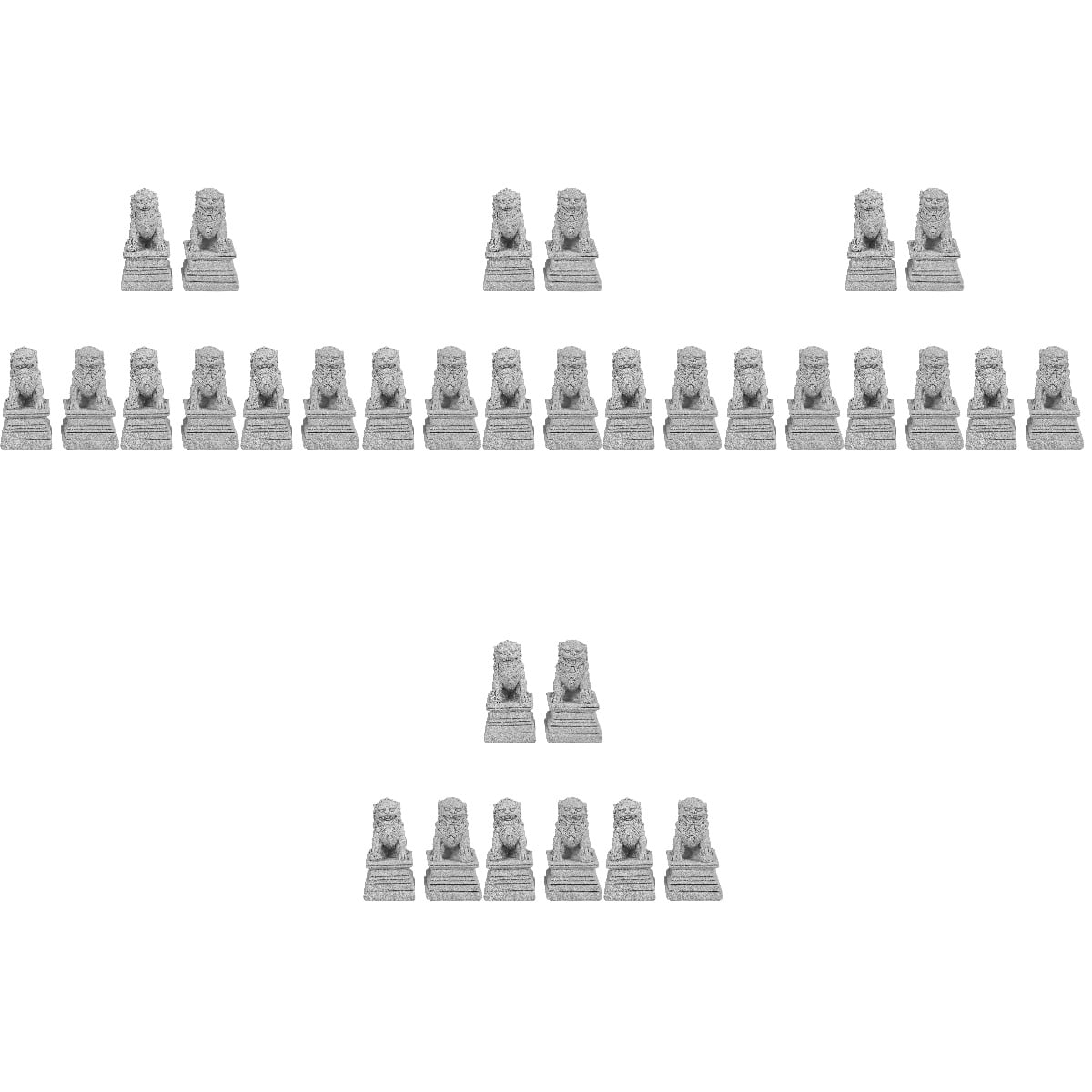 Raindrops 8 pcs Small Sculpture Statue Sculpture Chinese Stone Statue ...