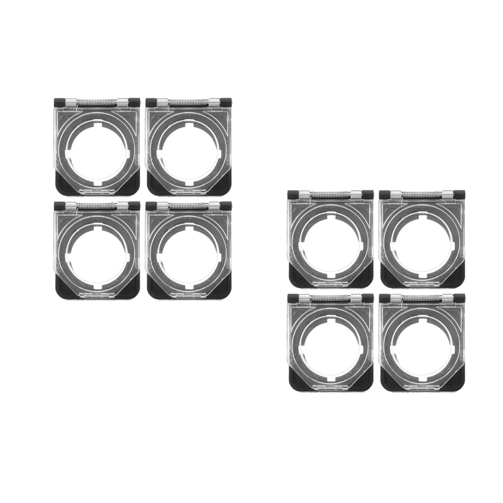 Raindrops 8 pcs Transparent Safety Protective Cover For Power Button ...