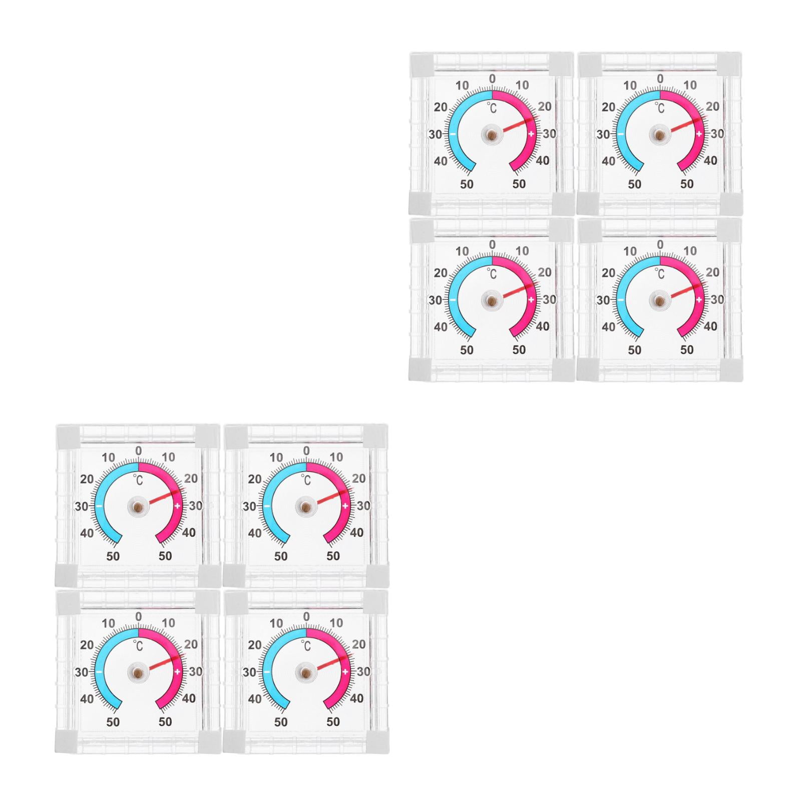 Raindrops 8 pcs Window Thermometer Outdoor Temperature Gauge Pointer ...