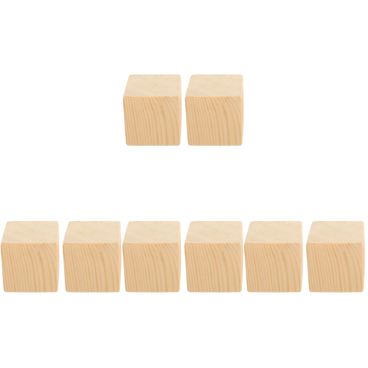 Raindrops 8 pcs Wooden Bed Risers Heavy Duty Furniture Risers Wood Sofa ...