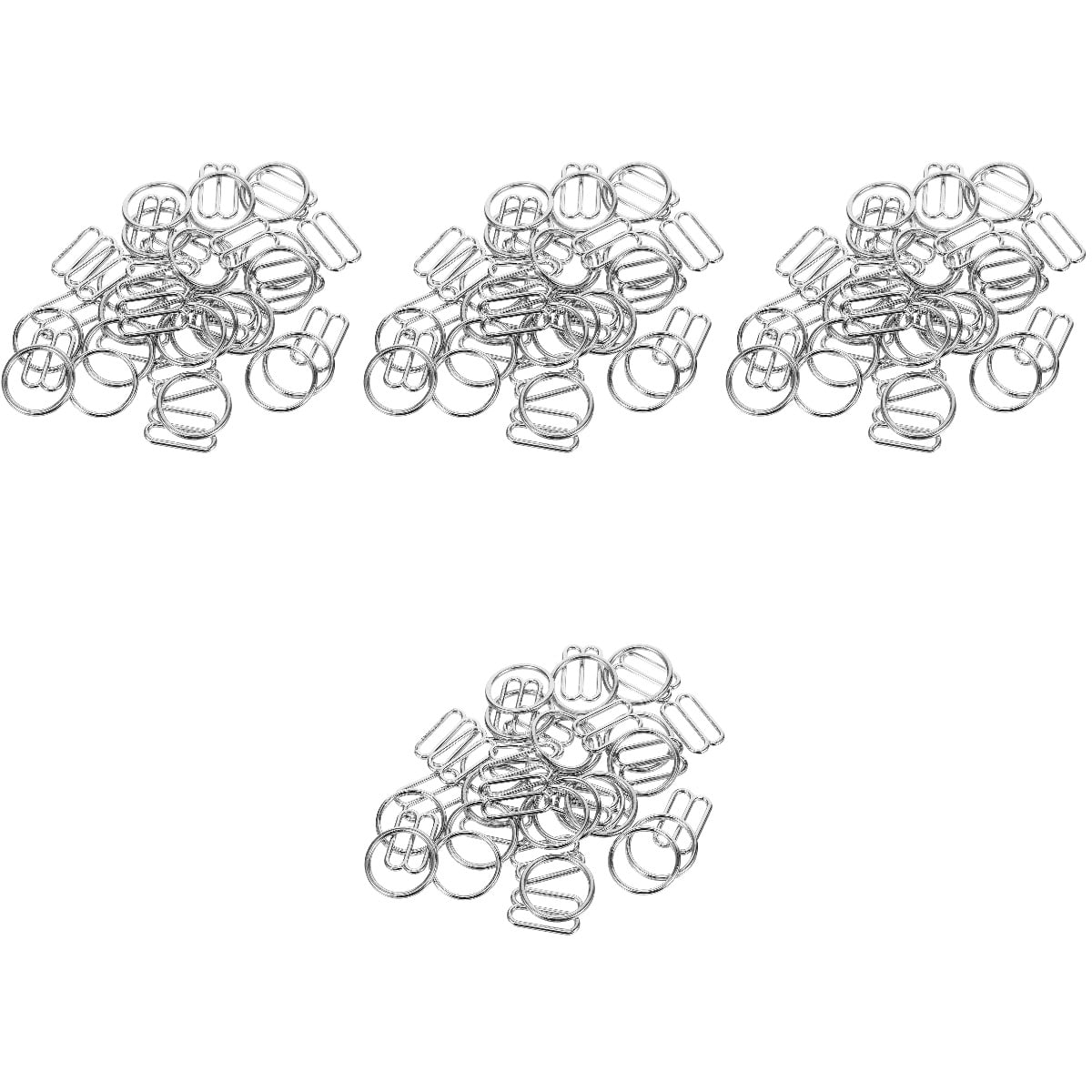 Raindrops 80 Pairs of Bra Strap Hooks Sewing Swimsuit Lingerie Rings ...