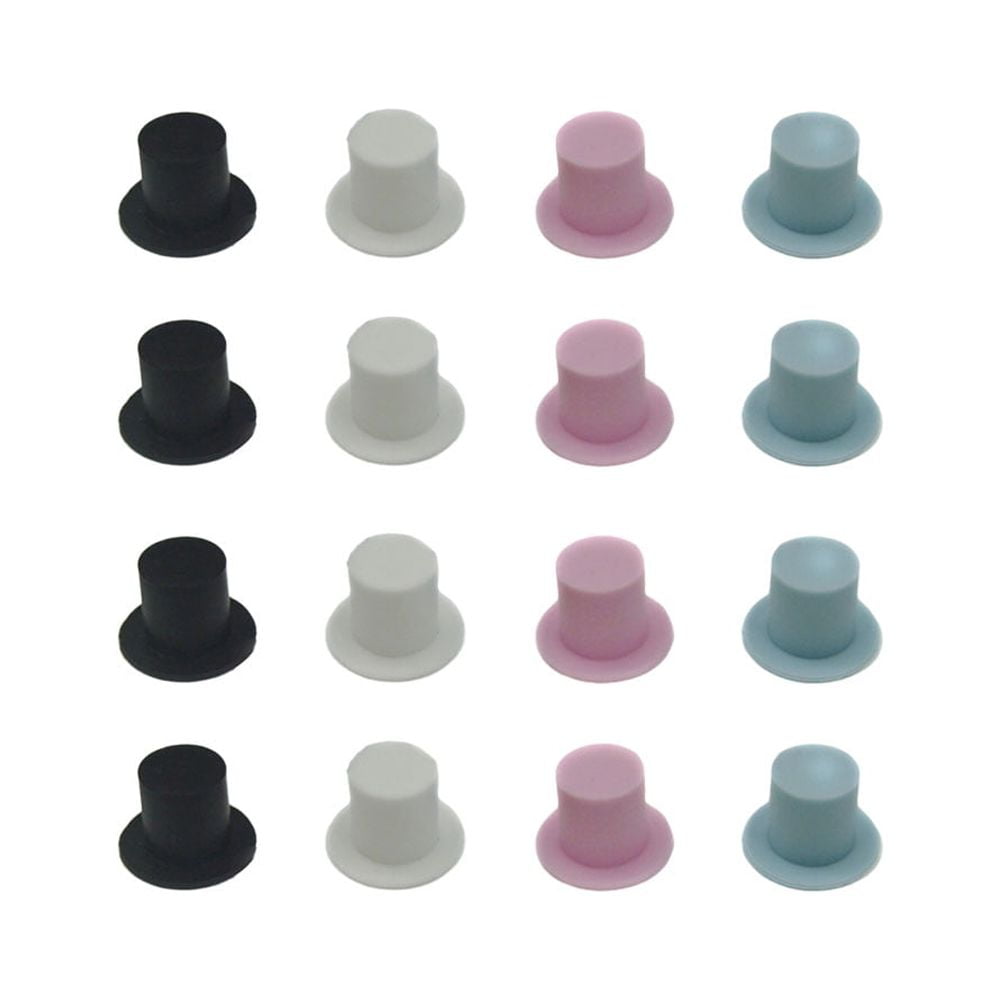 Raindrops 80 Pcs Mini Clown Hat Assorted Color Plastic for Families and ...