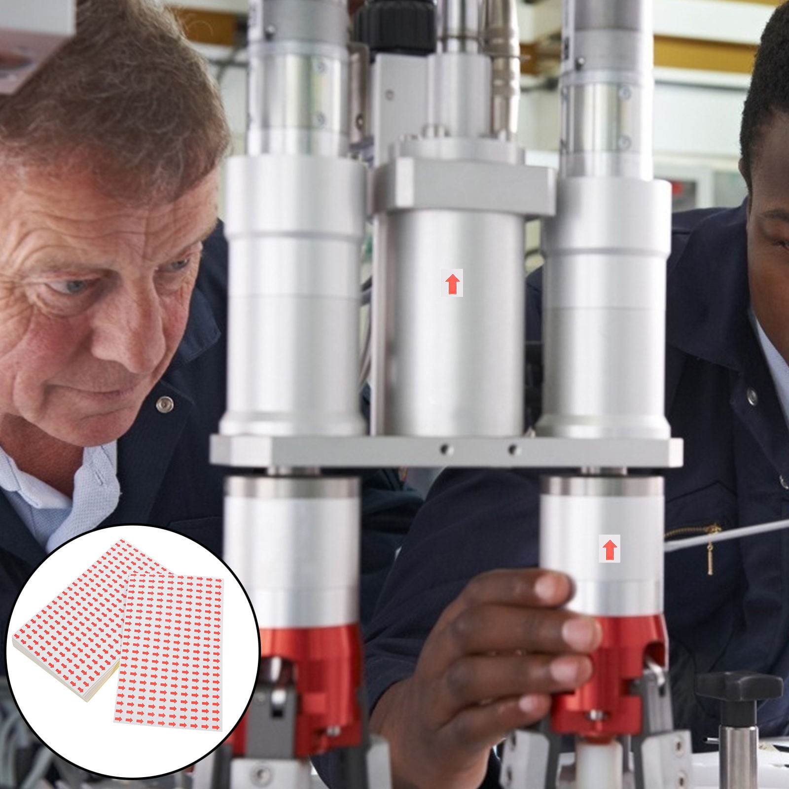 Raindrops 80 Pcs Red Arrow Stickers Self Adhesive Labels for Indicating ...