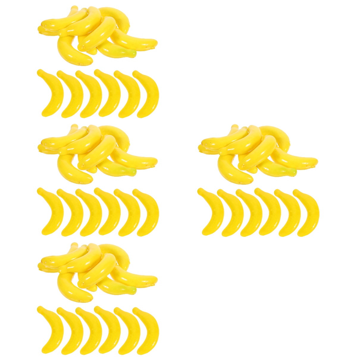 Raindrops 80 pcs Fake Banana Photography Prop Artificial Banana ...