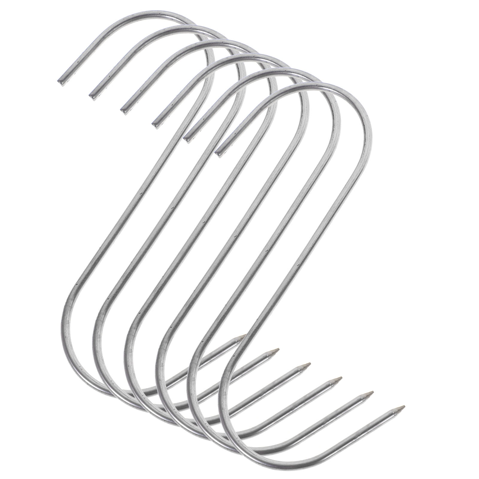 Raindrops 80 pcs Metal Hook Butcher Hooks Chicken Beef Bacon Hooks ...