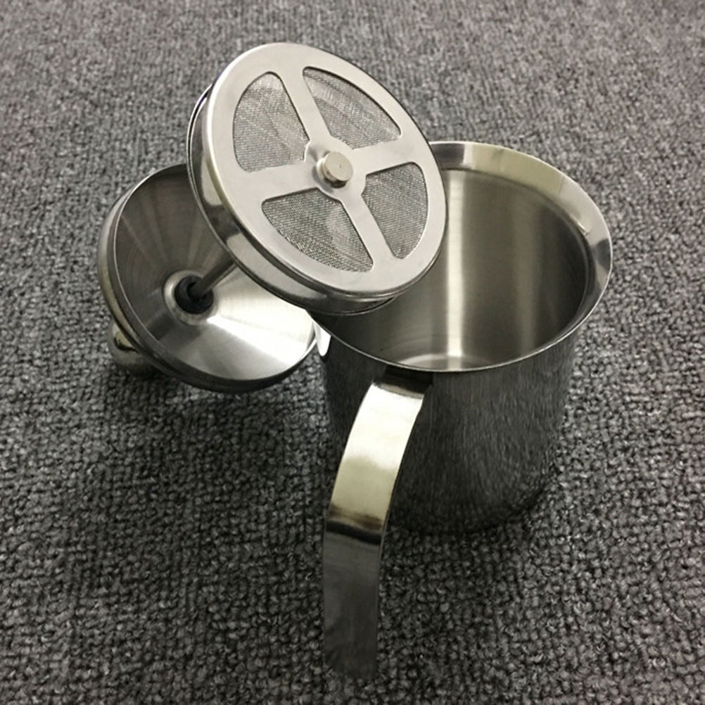 Raindrops 800ml Double Mesh Manual Milk Frother Stainless Pump Milk ...