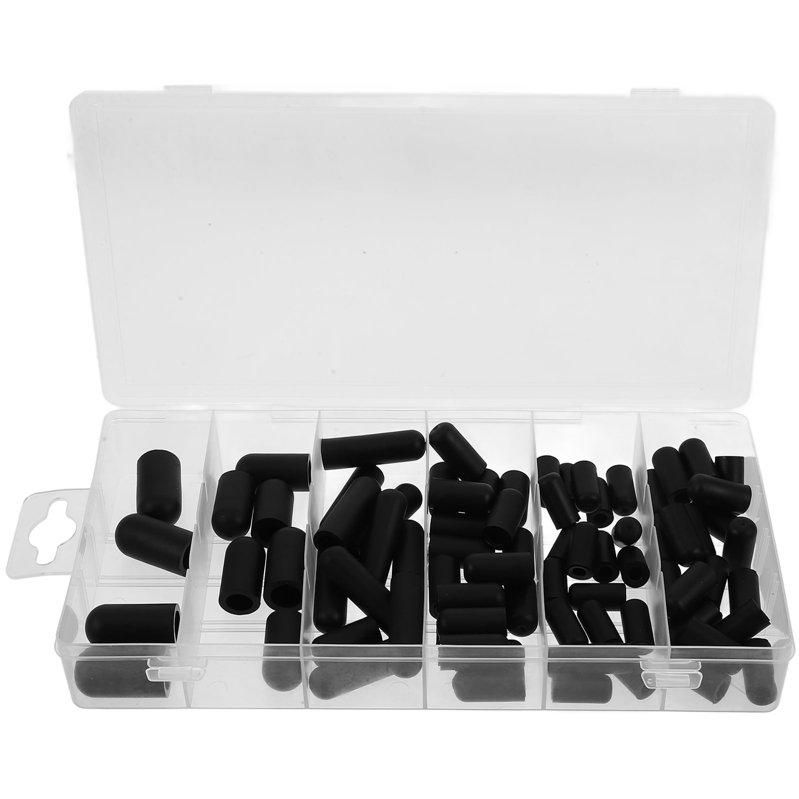 Raindrops 80Pcs Silicone Rubber Protective End Cap Kit Connector ...