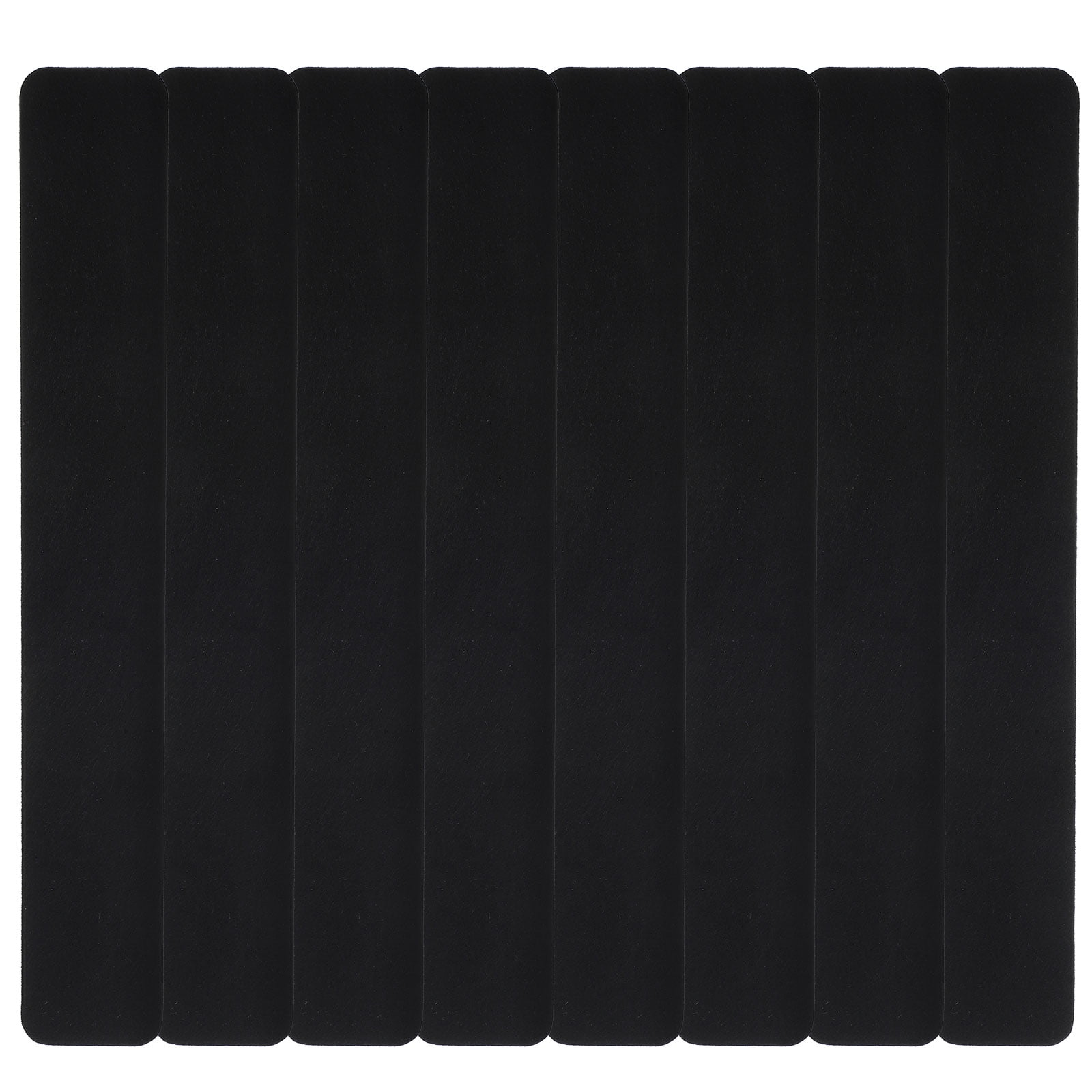 Raindrops 8Pcs Black Felt Board Strips Self Adhesive Pin Board Bars for ...