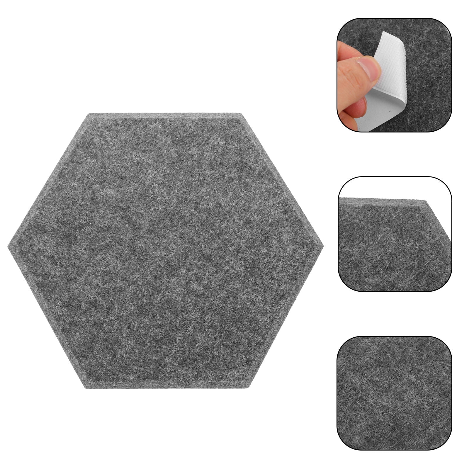 Raindrops 8Pcs Fade Resistant Dark Grey Acoustic Panels for Audio ...
