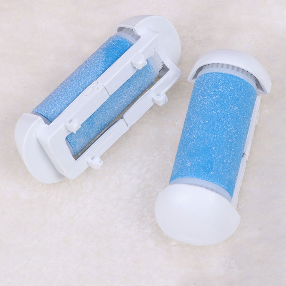 Raindrops 8Pcs Foot File Replacement Heads Abs Pink and Blue Dead Skin ...
