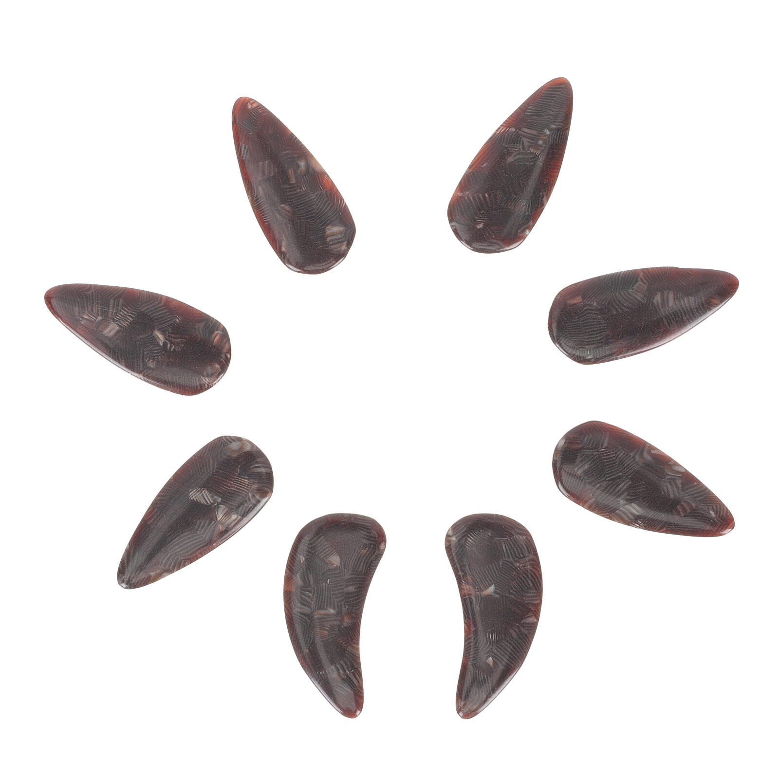 Raindrops 8Pcs Guzheng Practice Nails Composite Material Round Shape ...