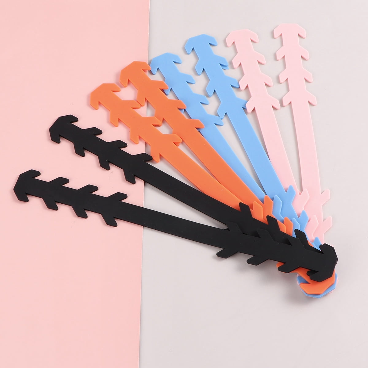 Raindrops Ear-Hook Mask 8PCS Hook for Ear Protection in Black Blue Pink ...
