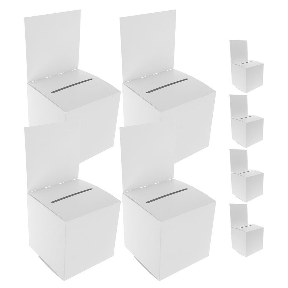 8Pcs Raffle Box Lottery Ticket Container Donation Bin Storage Box for ...