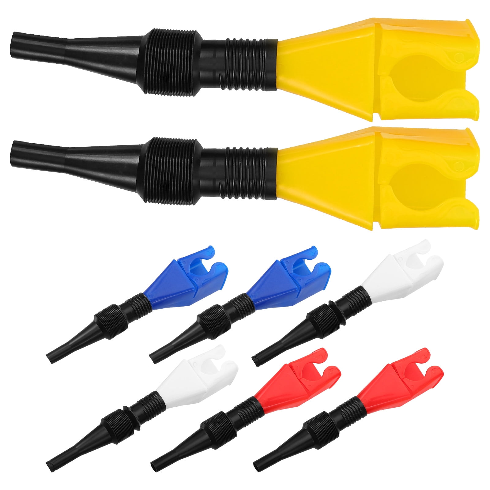 Raindrops 8Pcs Yellow Engine Oil Funnels with Flexible Hose for Car ...