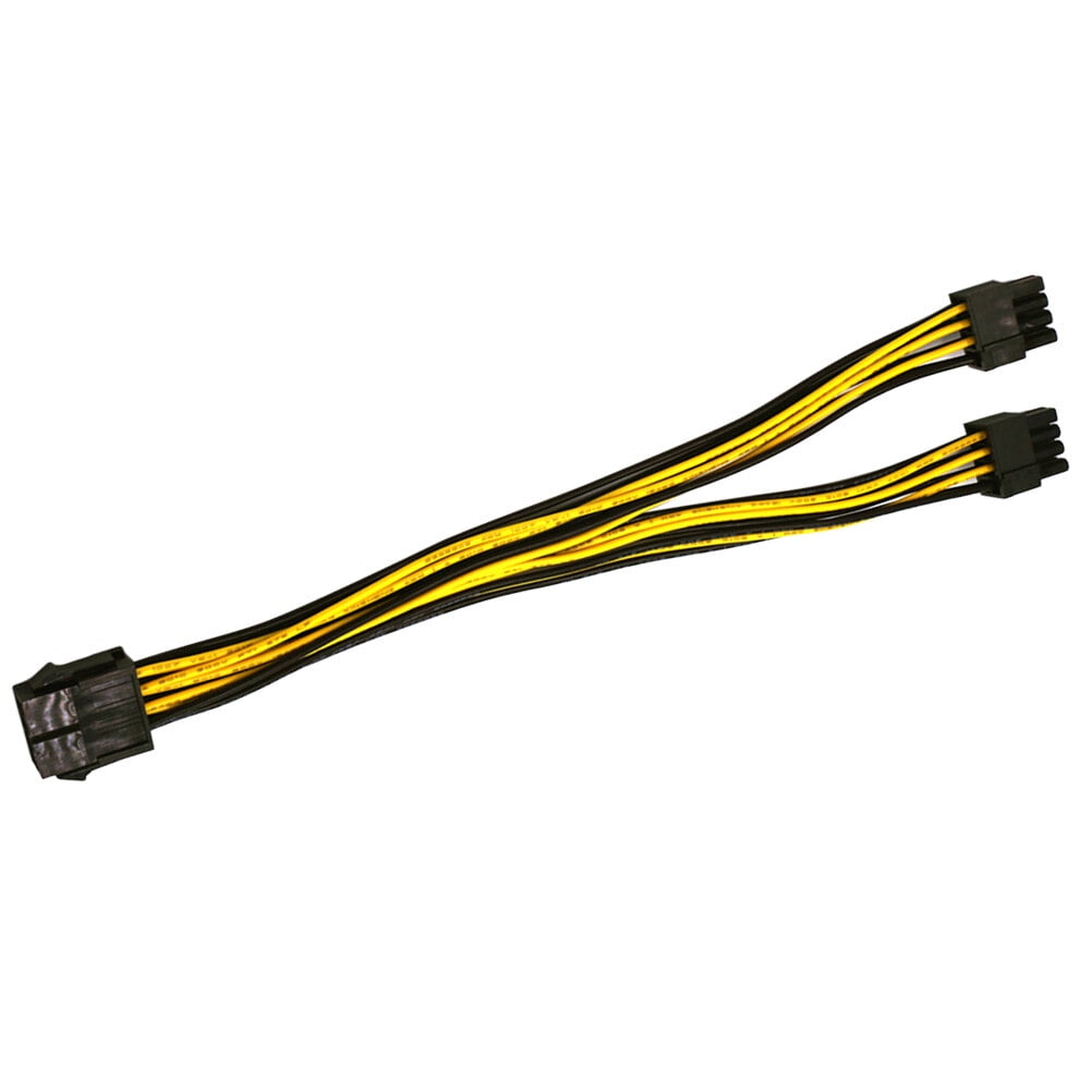 Raindrops 8Pin Female to 2 Port Dual 8pin 6P+2P Male GPU Graphics Video ...