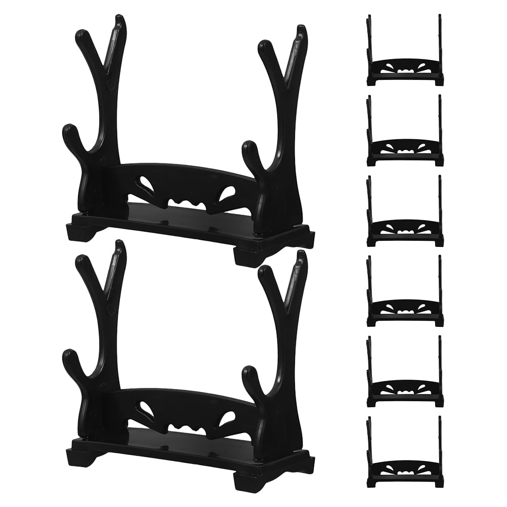 Raindrops 8pcs Desktop Sword Stand Holder Toy Sword Collection Tabletop ...