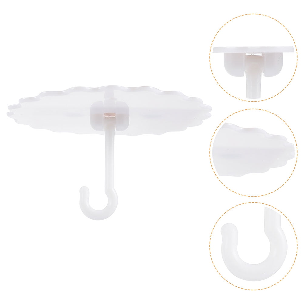 Raindrops 8pcs Dome Canopy Net Hooks Ceiling Mounted Hooks Bed Canopy ...