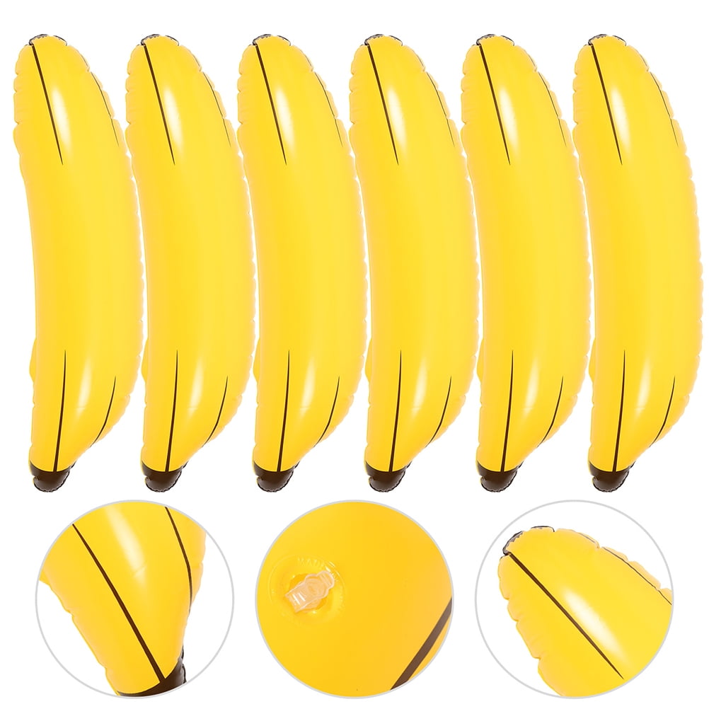 Raindrops 8pcs Giant Inflatable Banana PVC Banana Toy Banana Game ...