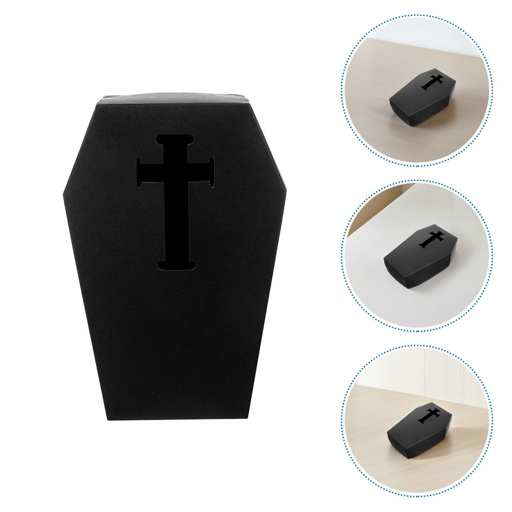 Raindrops 8pcs Halloween Candy Coffin Boxes Foldable Paper Craft ...