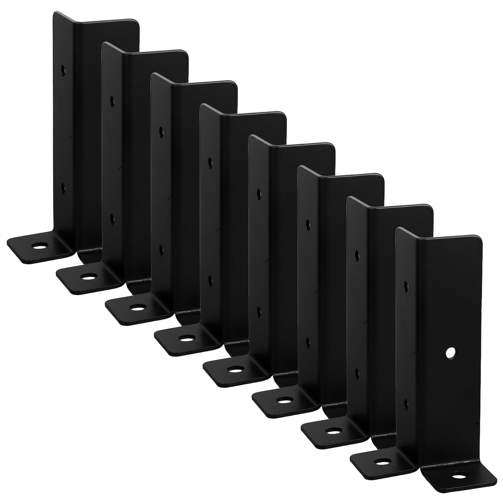 Raindrops 8pcs Outdoor Wooden Fence Post Bracket Wood Fence Base Plate ...