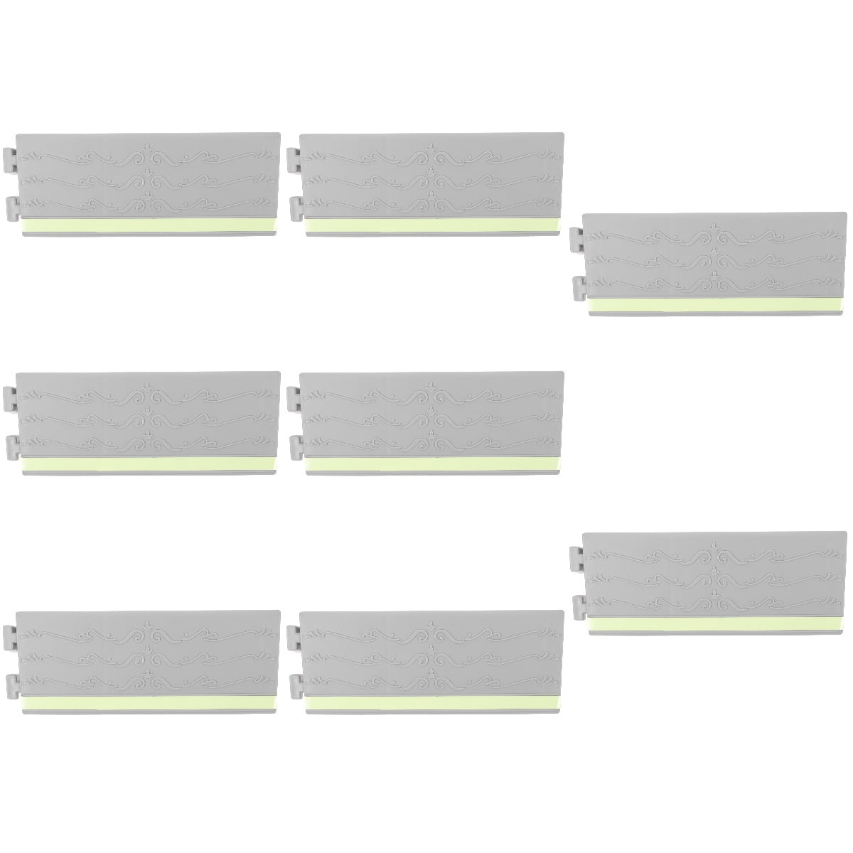 Raindrops 8pcs Robot Vacuum Threshold Ramp Pad Rise Threshold Ramp ...