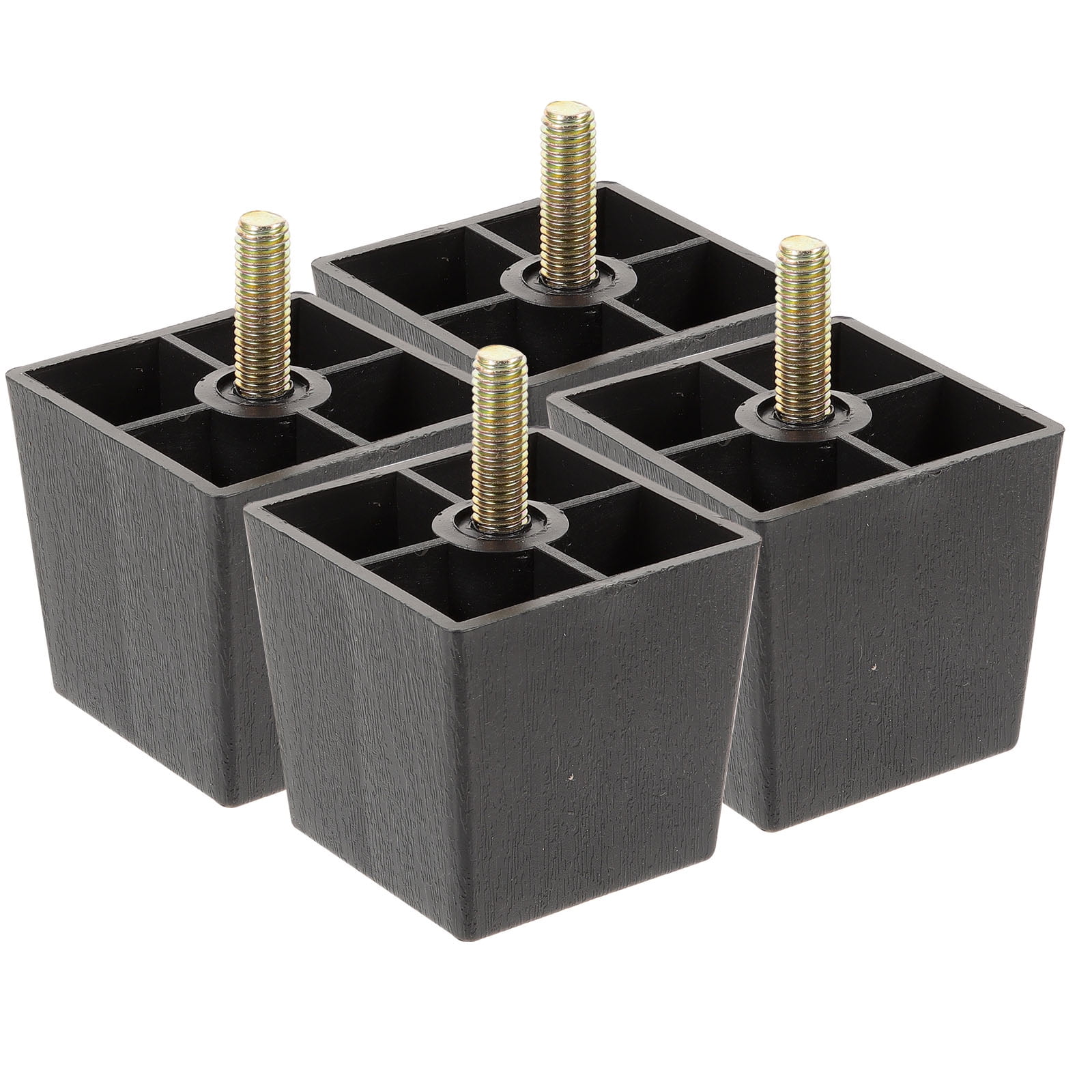 Raindrops 8pcs Square Tapered Couch Leg Extensions Screw-On Furniture ...