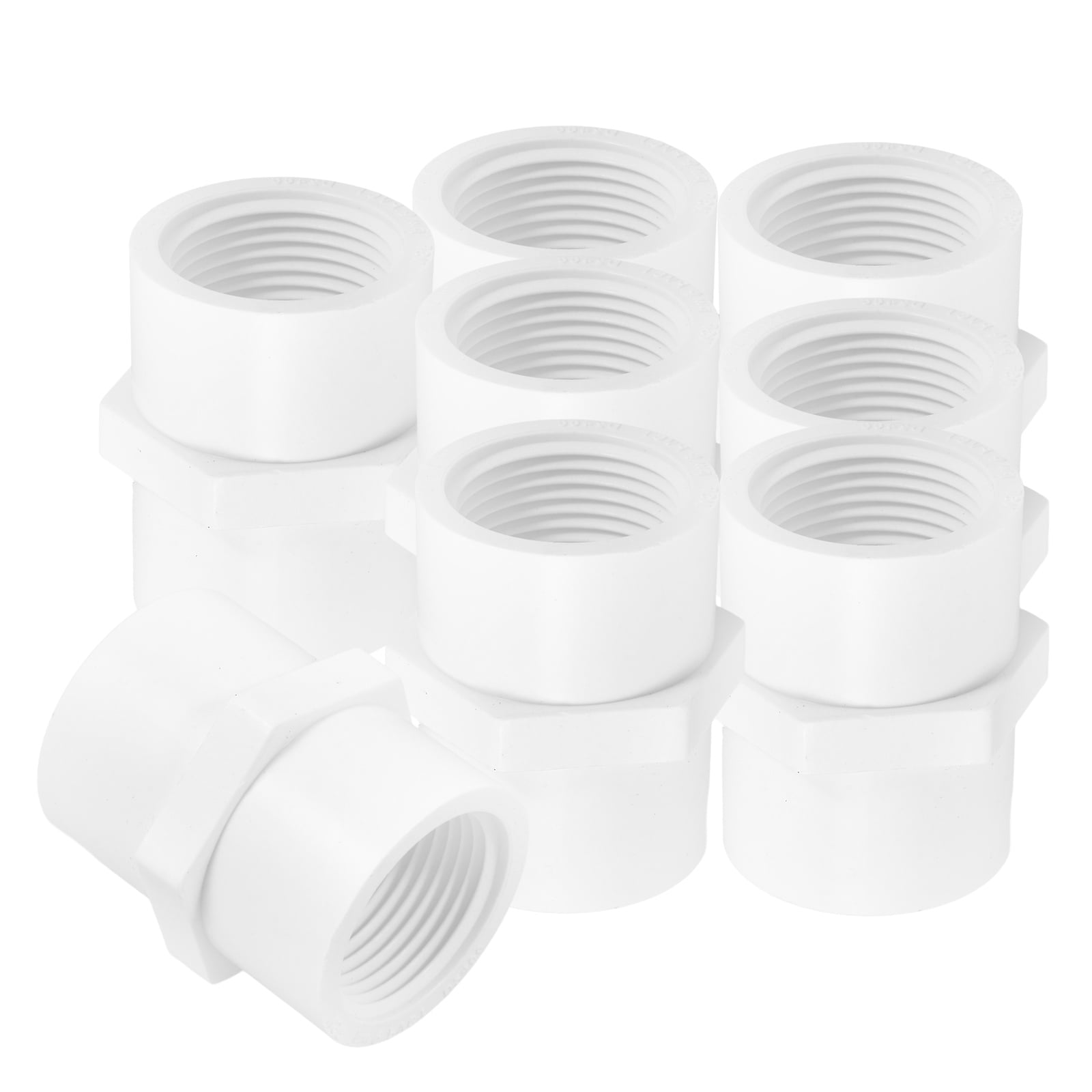 Raindrops 8pcs Water Pipe Joint Converter Pvc Pipe Adapter Connector ...
