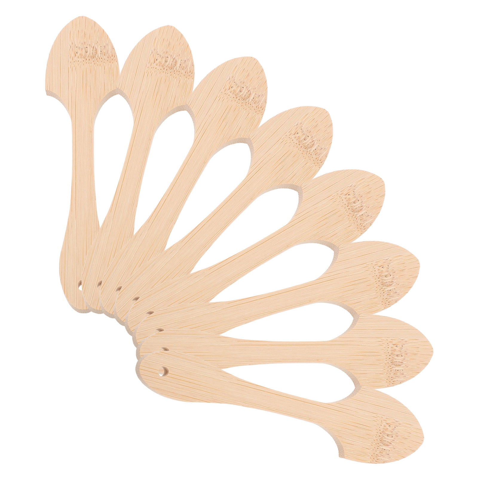Raindrops 8pcs Wooden Sticks for Crafting with Durable Fan Handle Craft ...