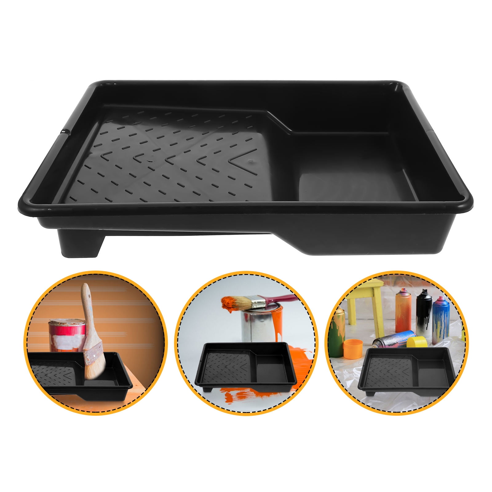 Raindrops 9 -Inch Paint Pan Roller Paint Tray 37.30X27.50X6.20CM Black ...