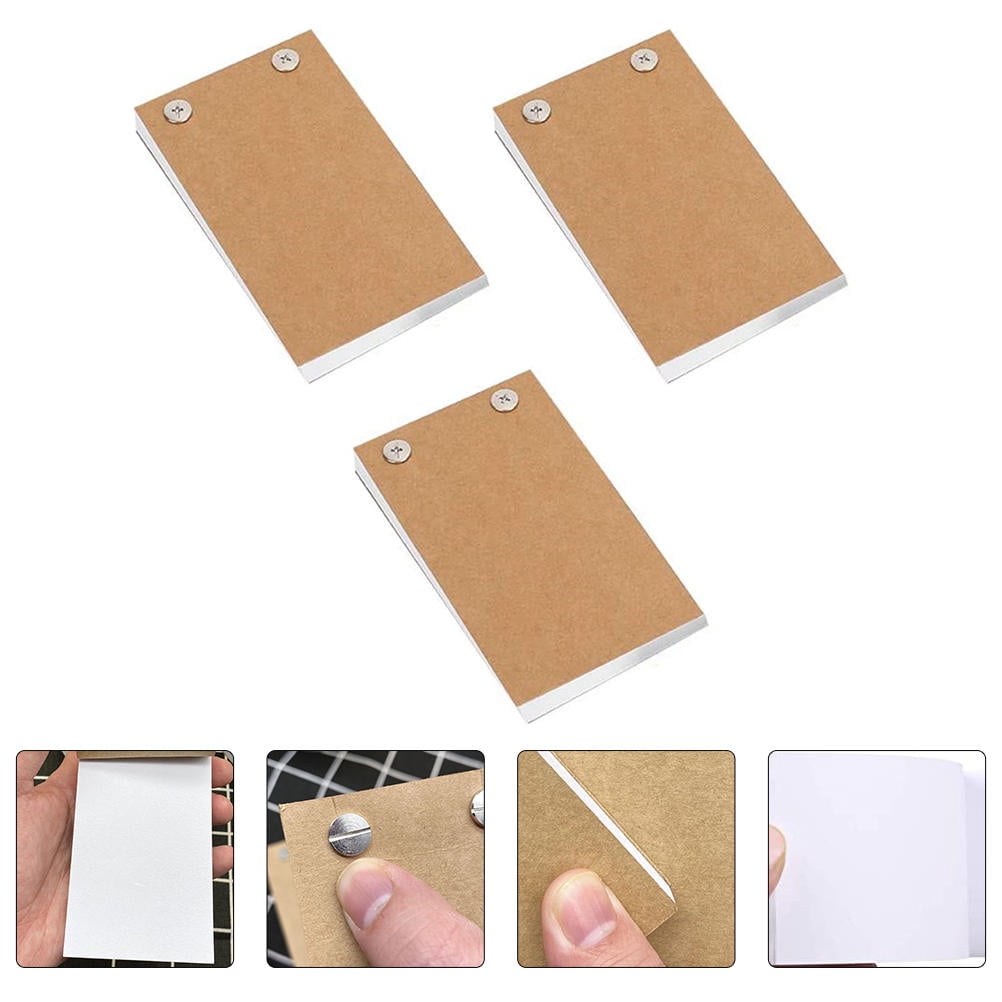 Raindrops 9 Pcs Notepads with Removable Screws Drawing Paper Mini Memo ...