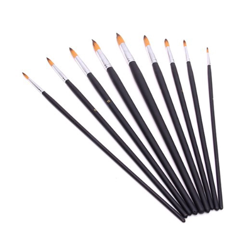 Raindrops 9 Pcs Numbers Opus Painting Tool Set Tempera Brush Set ...
