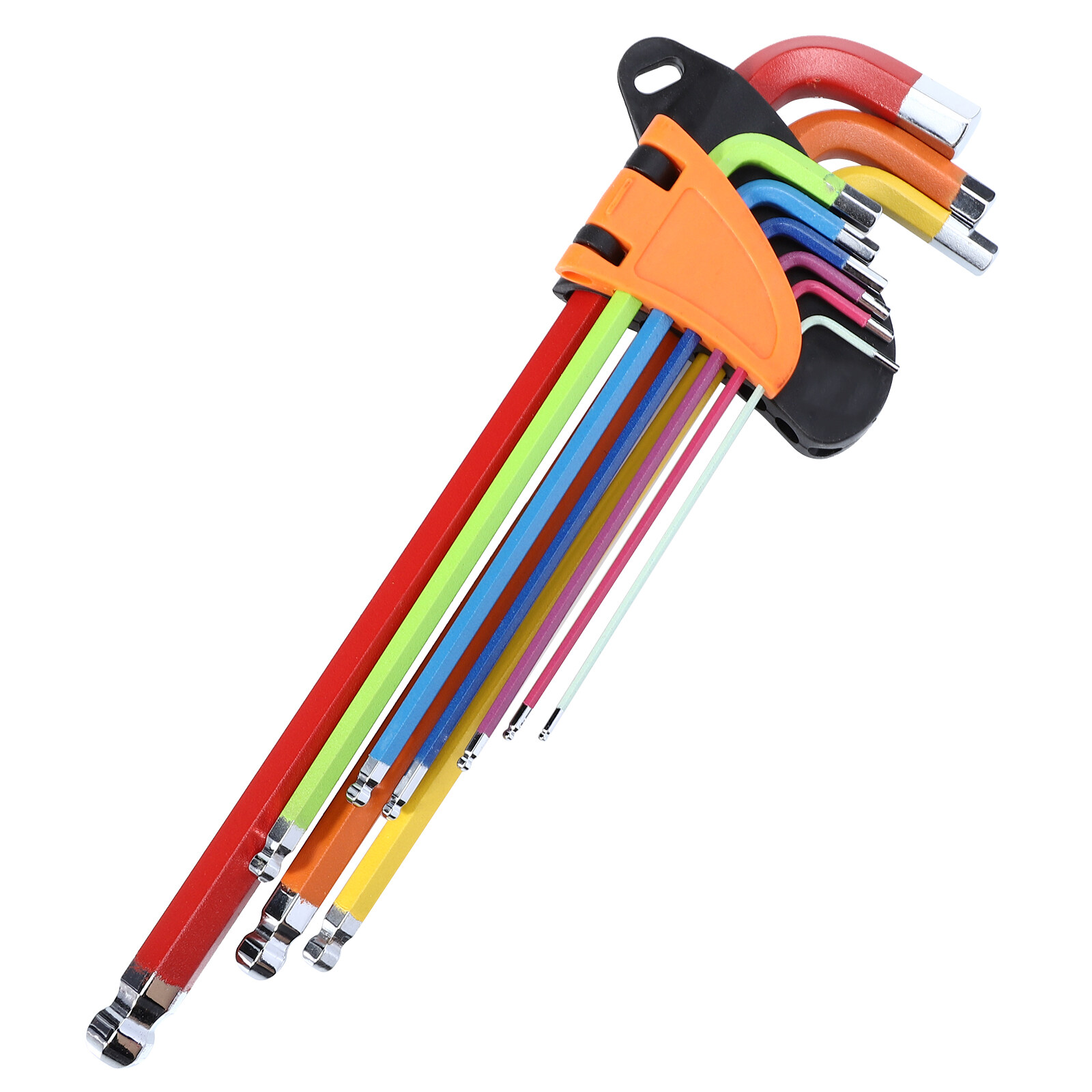 Raindrops 9 Pcs Torque Color Hex Wrench Colored Hexagon Steel Set ...
